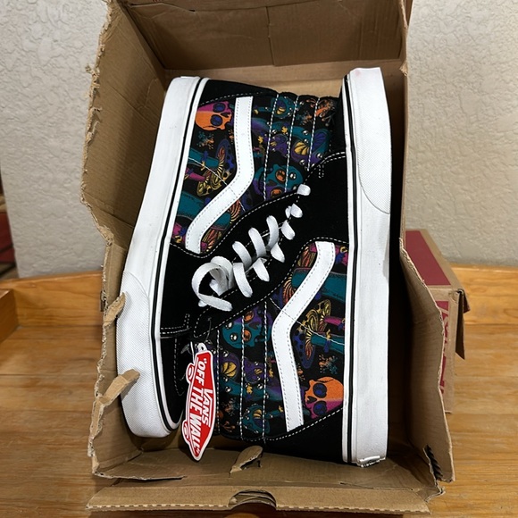 Vans | Shoes | Vans Sk8 Hi Trippy Drip Black Multiple Mens Size 95 ...